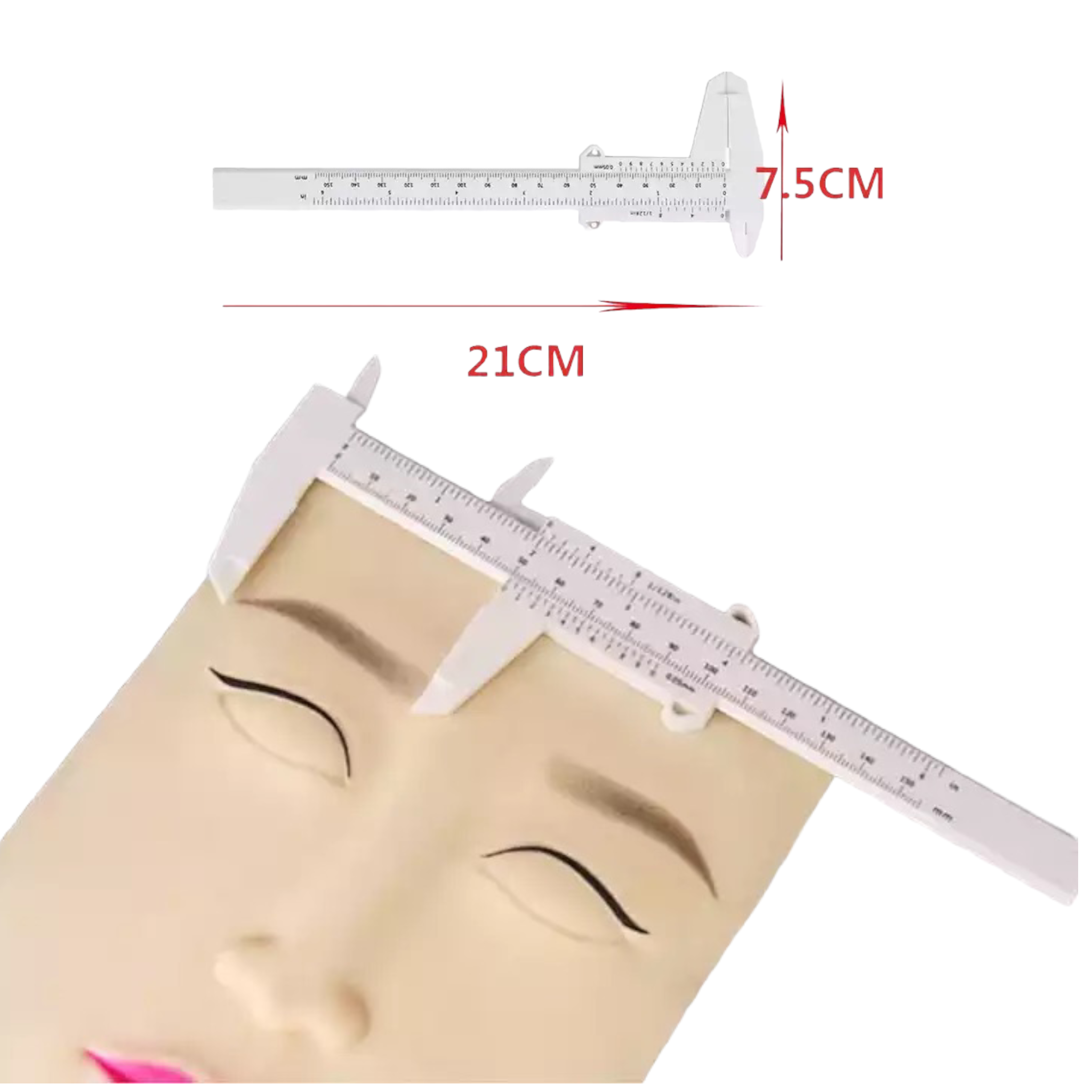 Ruler - Designed for Cosmetic Tatooing – MicroPmu Tattoo Supply